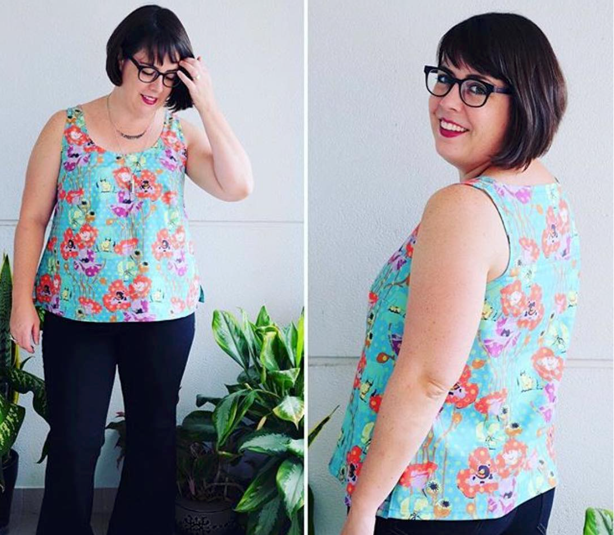 Springfield Top | Buy Modern Woven Tank Sewing Pattern Online ...